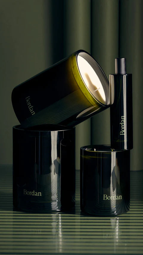 Bordan Sandlewood Amber & Leather Soy Candle | Luminous Skin Clinic